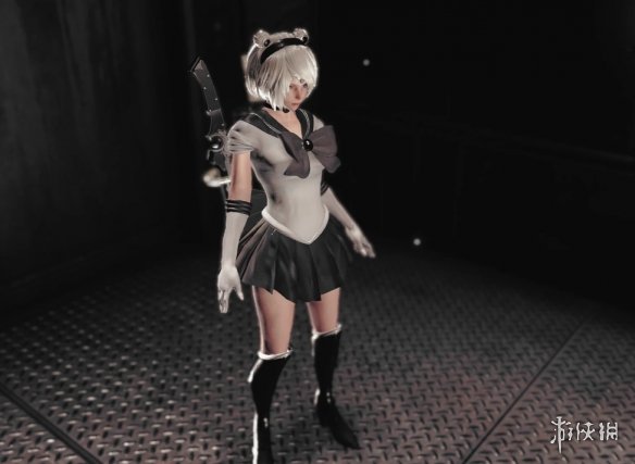 《尼尔：机械纪元》2B小姐姐美少女战士水手服MOD电脑版下载 – 叽哩叽哩游戏网ACG（G站）