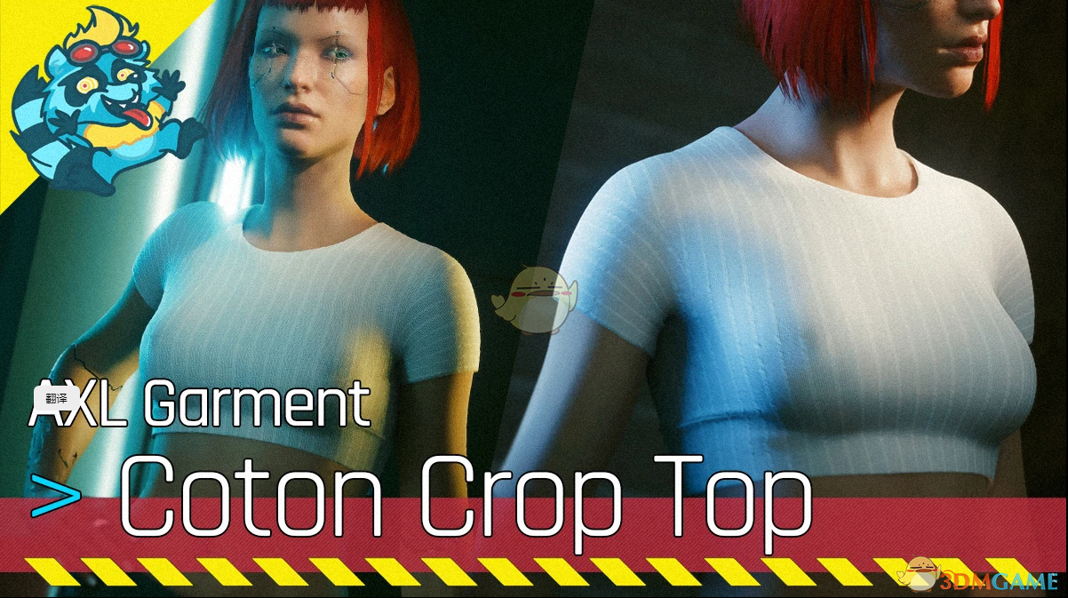 《赛博朋克2077》穿大胸Crop Top 的V合集MOD电脑版下载 – 叽哩叽哩游戏网ACG（G站）