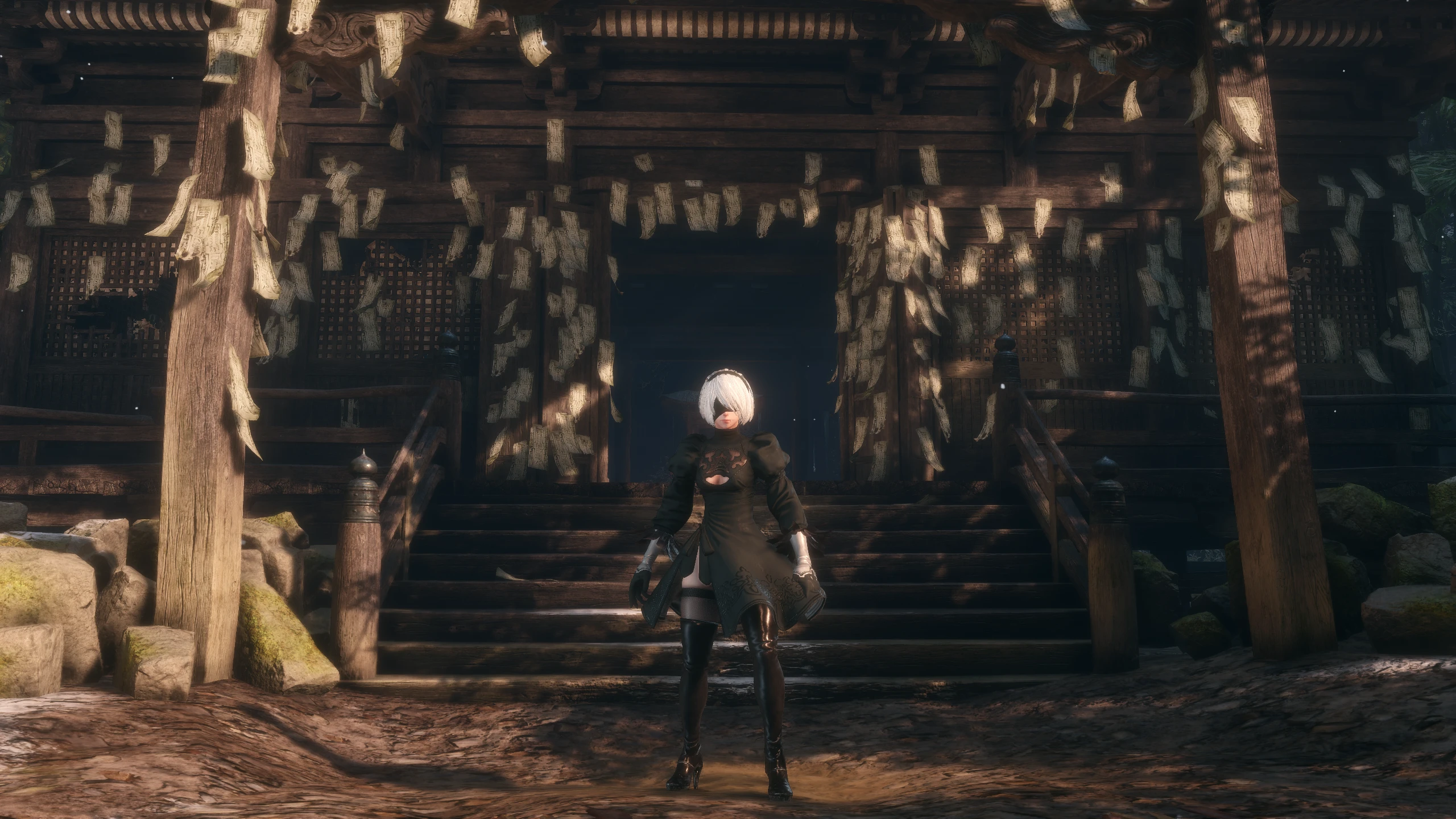 《只狼：影逝二度》寄叶2B替换狼MOD电脑版下载 – 叽哩叽哩游戏网ACG（G站）